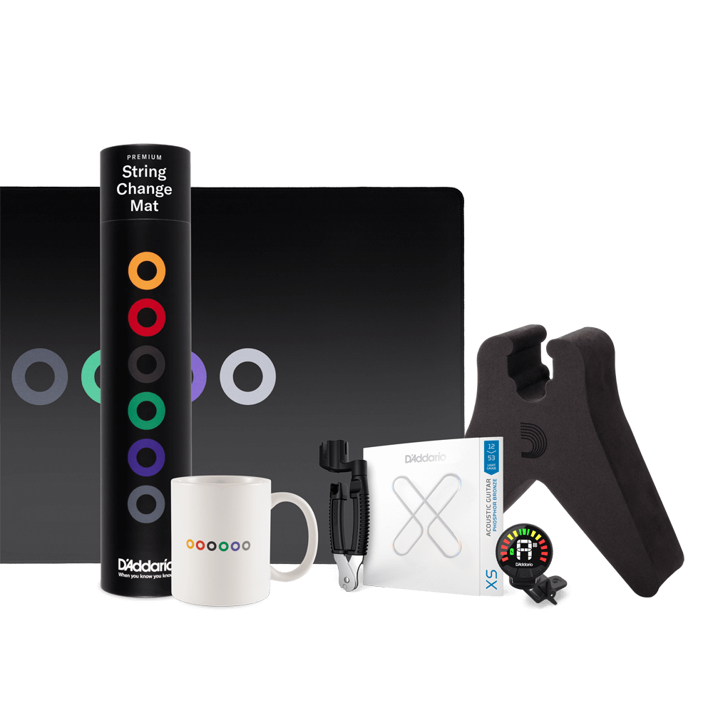 XS Acoustic String Change & Mug Bundle – D'Addario