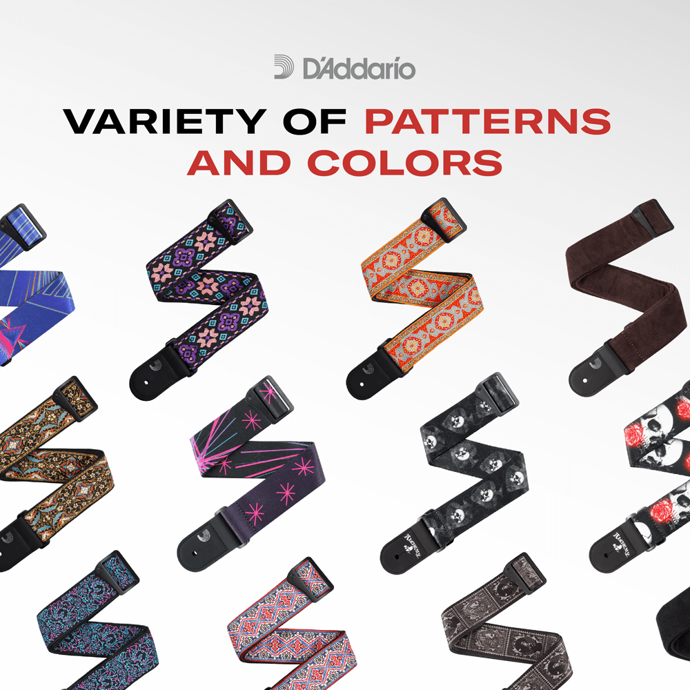 Nylon Woven Guitar Strap | Accessories | D'Addario