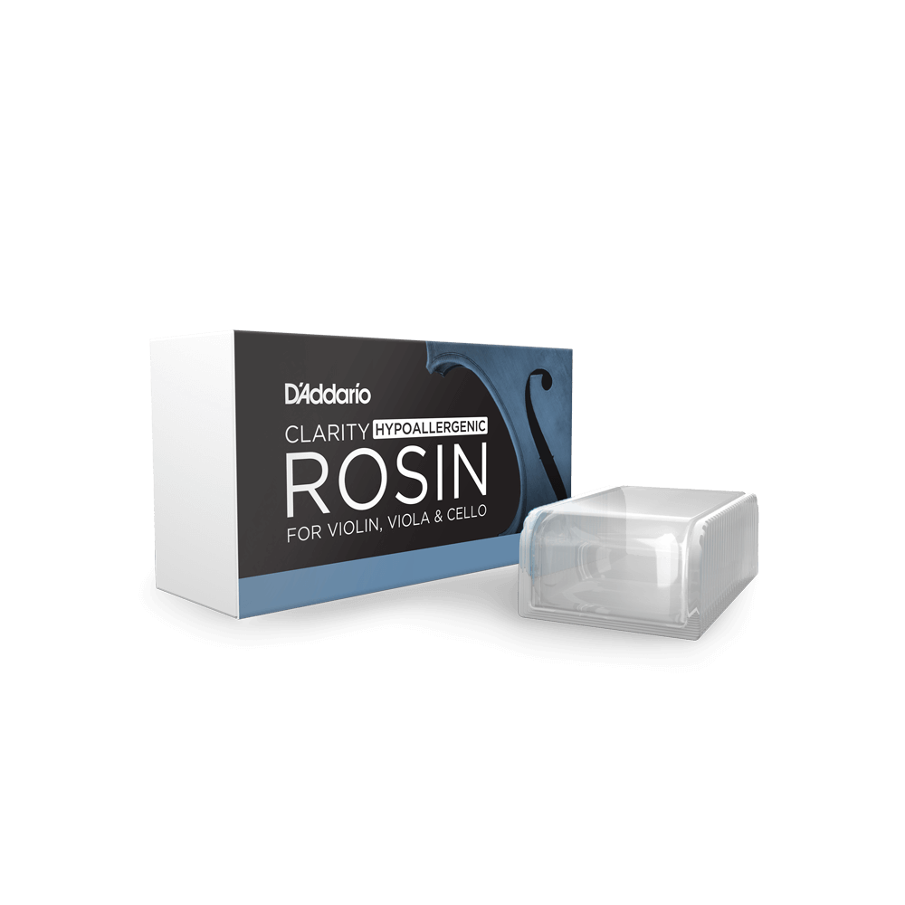 Clarity Hypoallergenic Bow Rosin for Violin, Viola, & Cello | D'Addario