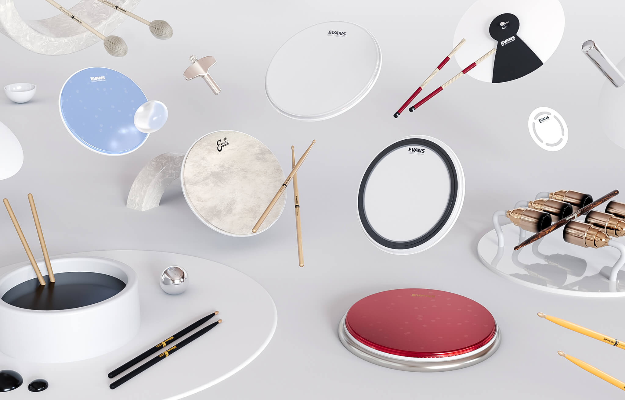 Percussion | Drumheads, Drumsticks, Snare Wire, & More | D'Addario