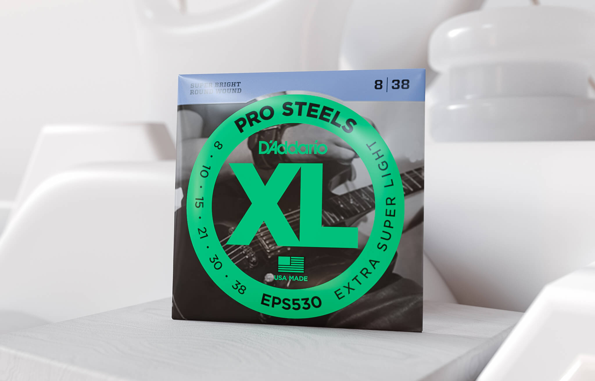 XL ProSteels | Round Wound Electric Guitar Strings | D'Addario