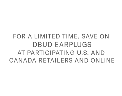 dBuds | Adjustable Ear Plugs for Concerts & Musicians | D'Addario